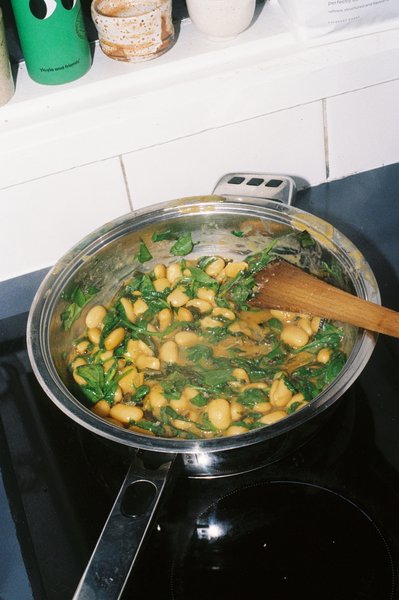 Brothy miso beans - Lagom