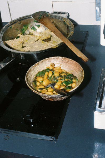 Brothy miso beans - Lagom